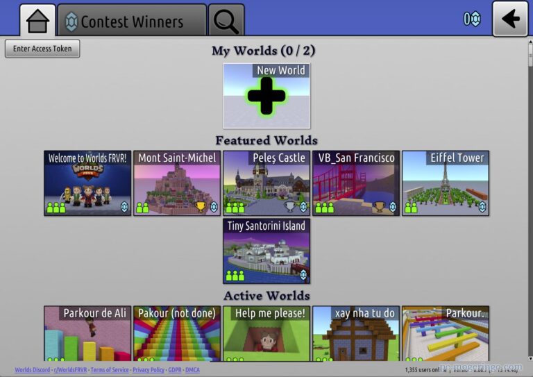 無料でマイクラそっくりな世界で遊べるWebゲーム 『Worlds FRVR』 - PCあれこれ探索