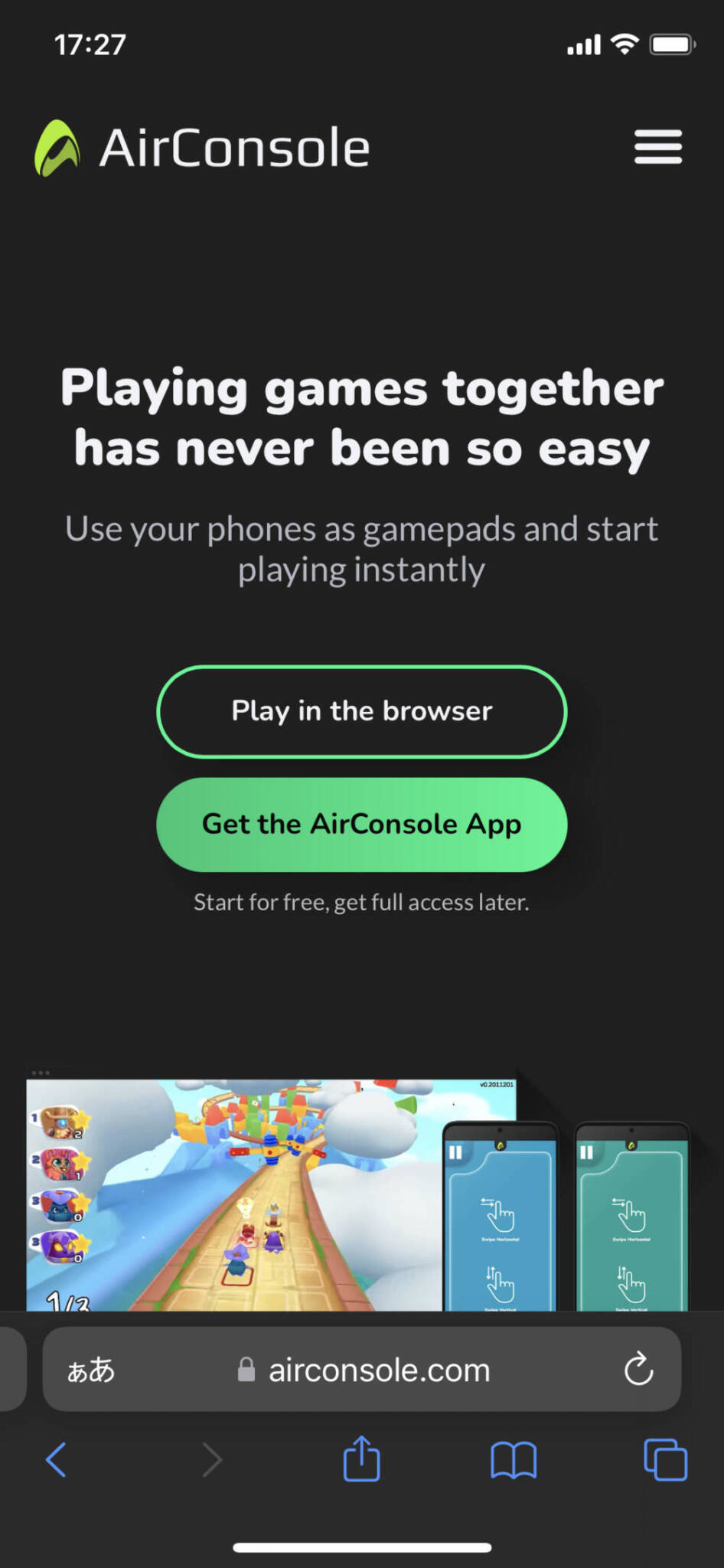 スマホをコントローラにしてPCゲームを楽しめるWebサービス 『AirConsole』 - PCあれこれ探索