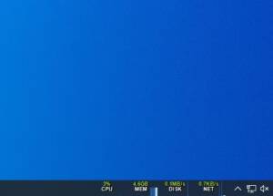 タスクバーにオシャレにCPUやメモリ使用量などリソースモニターを表示するソフト 『taskbar-monitor』 - PCあれこれ探索