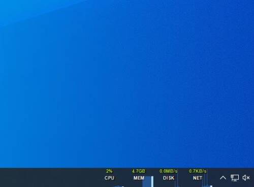 タスクバーにオシャレにCPUやメモリ使用量などリソースモニターを表示するソフト 『taskbar-monitor』 - PCあれこれ探索