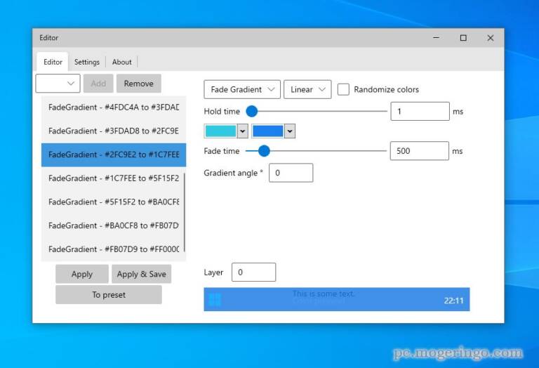 タスクバーを自由にカスタム!! ゲーミングデザインになる面白いソフト 『RainbowTaskbar』 - PCあれこれ探索