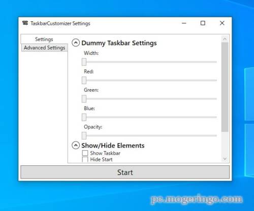 タスクバーをオシャレにカスタマイズできるソフト 『TaskbarCustomizer』 - PCあれこれ探索