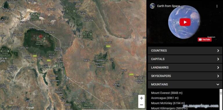 世界一高いタワーや山、世界中のランドマークなどGoogleEarthで見れるWebサービス 『Earth 3D Map』 - PCあれこれ探索