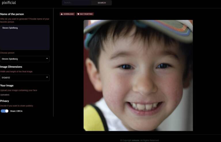 自分の顔を有名人にしてくれるAIを使ったWebサービス 『pixificial』 - PCあれこれ探索