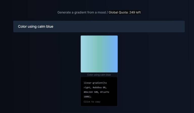 感情や気分でグラデーションを作成するAIを活用したWebサービス 『GradienMood』 - PCあれこれ探索