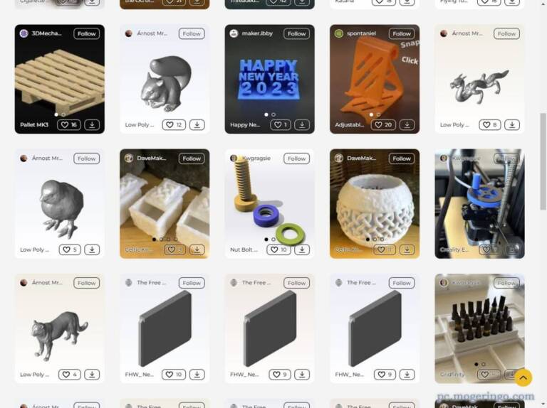 1500万近くの3Dオブジェクトを検索、ダウンロードできるWebサービス 『Thangs』 - PCあれこれ探索