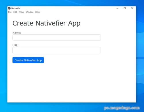 好きなWebページをアプリ化、単体起動できるソフト 『nativefier-gui』 - PCあれこれ探索