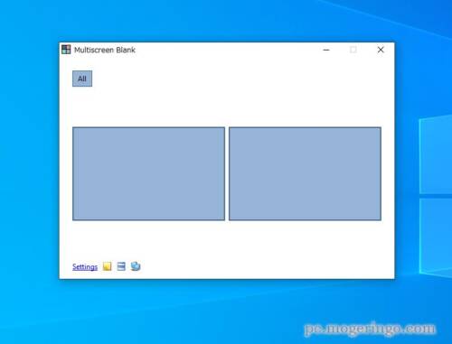 マルチモニター環境でミラーリング、個別に暗くしたりする無料ソフト 『Multiscreen Blank』 - PCあれこれ探索