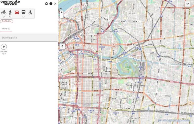 複数地点も対応したルート検索ができるWebサービス 『Openrouteservice』 - PCあれこれ探索