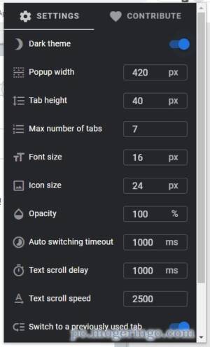 Chromeのタブ切替をポップアップで切替、オシャレなChrome拡張機能 『Popup Tab Switcher』 - PCあれこれ探索