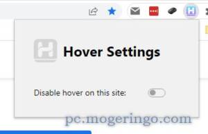 マウスを乗せるだけでリンク先ページをホバー表示するChrome拡張機能 『Hover』 - PCあれこれ探索