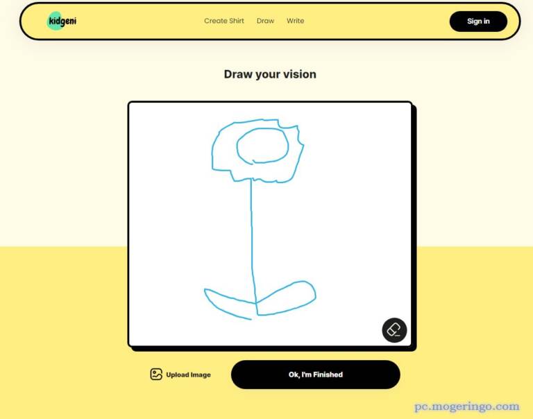 子供と一緒に遊べる!! AIがお絵かきを仕上げてくれるWebサービス 『Kidgeni』 - PCあれこれ探索