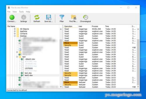 ファイル単位でユーザーやプロセスのファイル操作を確認できるソフト 『SoftPerfect File Access Monitor』 - PC ...
