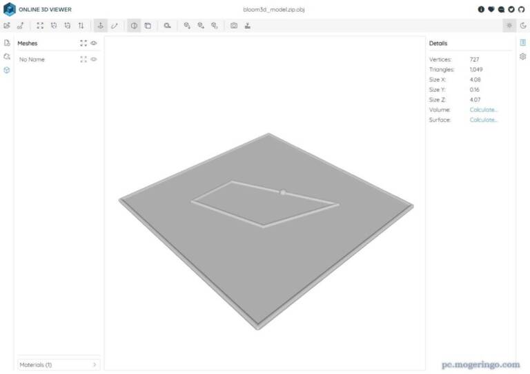 ブラウザでobjや3dsなど多くの3Dモデル形式を展開できるWebサービス 『Online 3D Viewer』 - PCあれこれ探索