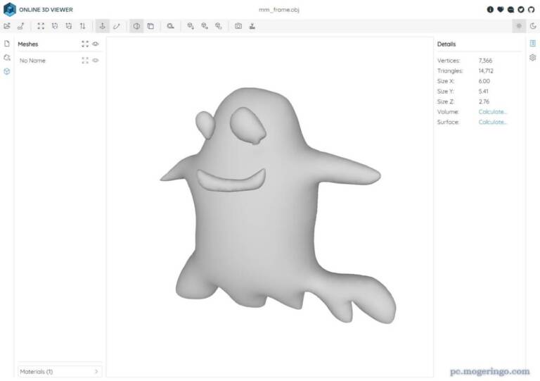 ブラウザでobjや3dsなど多くの3Dモデル形式を展開できるWebサービス 『Online 3D Viewer』 - PCあれこれ探索