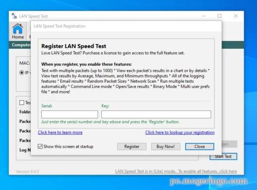 自宅や社内のLANの転送速度を計測できる無料ソフト 『LAN Speed Test』 - PCあれこれ探索