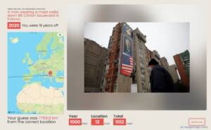 一枚の写真から年代と場所を当てる知識が試されるWebゲーム 『TimeGuessr』 - PCあれこれ探索