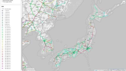 世界中の線路だけを地図に表示したWebサービス 『OpenRailwayMap』 - PCあれこれ探索