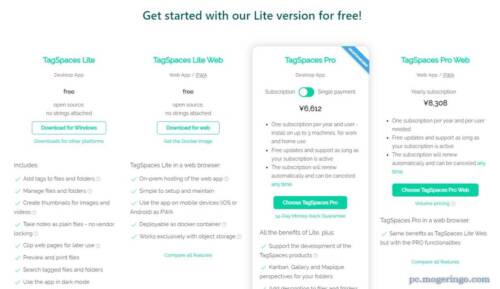 タグでファイル整理できる便利な無料ソフト 『TagSpaces Lite』 - PCあれこれ探索