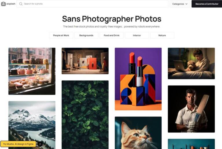 AI版のUnsplash!! ロイヤルフリーなAI画像を無料ダウンロードできるWebサービス 『aisplash』 - PCあれこれ探索
