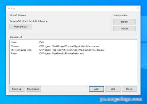 複数のブラウザを使い分け!! リンクを開くときにブラウザ選択ができるWindowsアプリ 『BrowserSelector』 - PCあれこれ探索