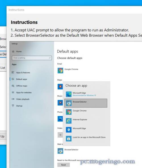 複数のブラウザを使い分け!! リンクを開くときにブラウザ選択ができるWindowsアプリ 『BrowserSelector』 - PCあれこれ探索