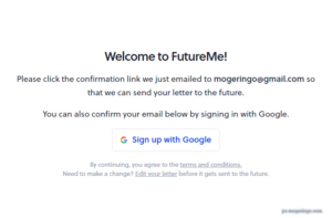 10年後の自分に手紙が送れるWebサービス 『FutureMe』 - PCあれこれ探索