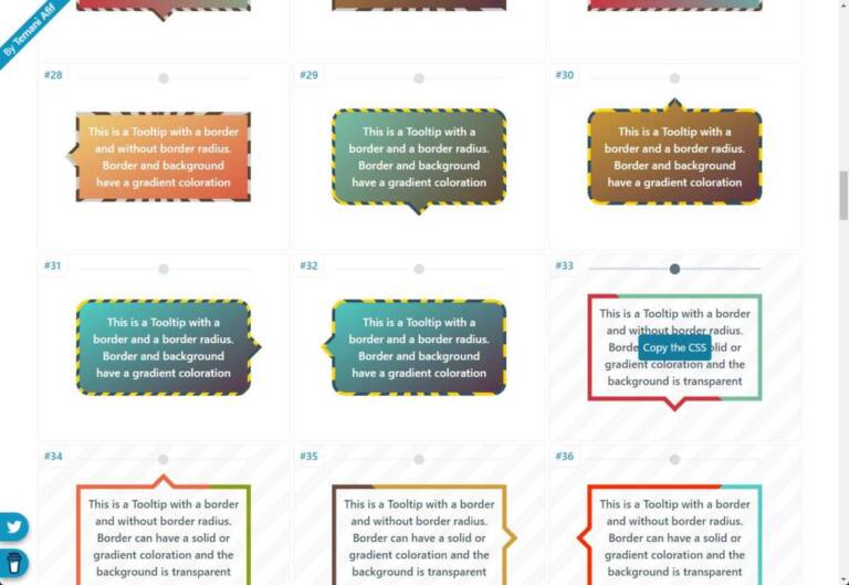 吹き出し専門のCSSデザイン集Webサービス 『CSS Generators:Tooltips & speech bubbles』 - PCあれこれ探索
