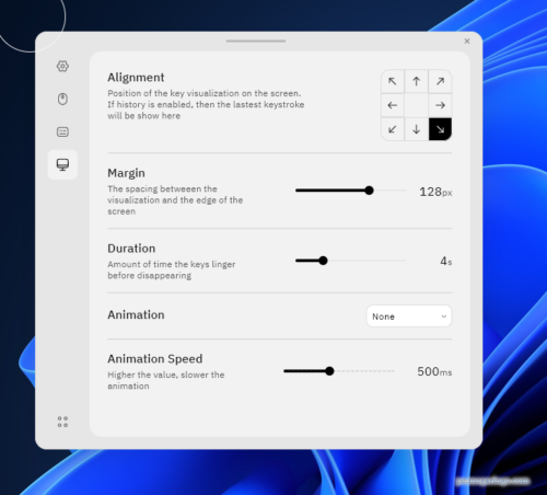キーボード・マウスを可視化する便利なソフト 『Keyviz』 - PCあれこれ探索