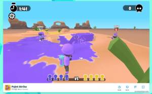 まるでスプラみたいな自軍の色に染めていく無料アクションゲーム 『PAINT STRIKE』 - PCあれこれ探索