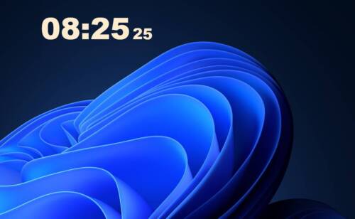 デスクトップに時刻表示ができる高機能なガジェットフリーソフト 『VTS』 - PCあれこれ探索