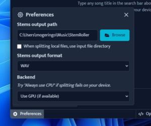 音源からボーカル、ドラムなどパートごとに音を分離できる無料オープンソースソフト 『StemRoller』 - PCあれこれ探索