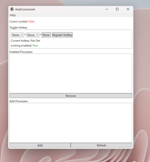 指定したアプリからマウス移動を禁止できるソフト 『AutoCursorLock』 - PCあれこれ探索