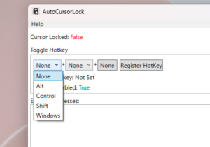 指定したアプリからマウス移動を禁止できるソフト 『AutoCursorLock』 - PCあれこれ探索