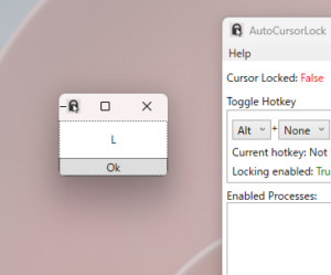 指定したアプリからマウス移動を禁止できるソフト 『AutoCursorLock』 - PCあれこれ探索