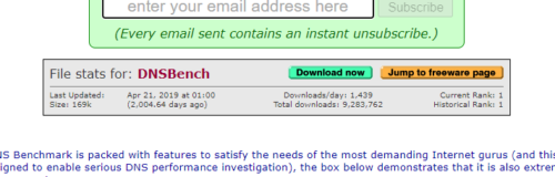 最速DNSを自分の環境で測定できるソフト 『DNSBench』 - PCあれこれ探索