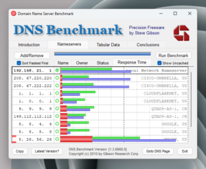 最速DNSを自分の環境で測定できるソフト 『DNSBench』 - PCあれこれ探索