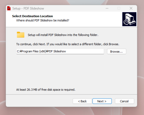 プレゼン時に便利!! PDFをスライドショーで再生できるソフト 『PDF Slideshow』 - PCあれこれ探索