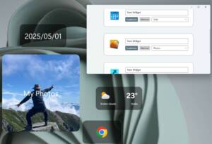 簡単で使いやすいデスクトップにウィジェット表示できるアプリ 『BeWidgets』 - PCあれこれ探索