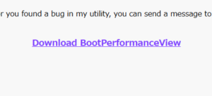 PC起動時間やブートに関する詳細情報を確認できるフリーソフト 『BootPerformanceView』 - PCあれこれ探索