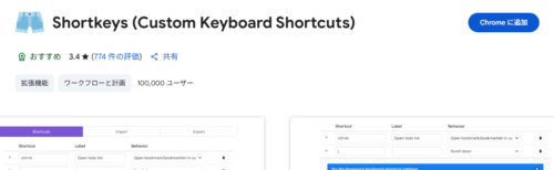 Chromeに自由にショートカット機能を搭載できる拡張機能 『Shortkeys』 - PCあれこれ探索